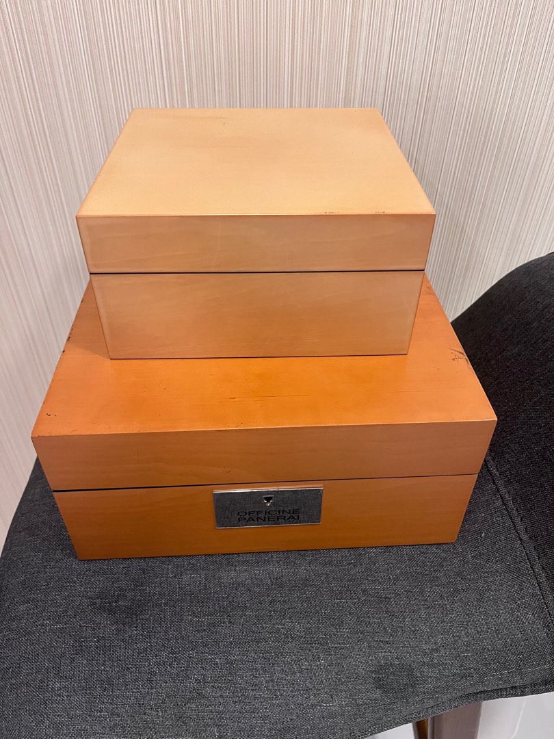 Panerai watch box, Men's Fashion, Watches & Accessories, Watches on ...