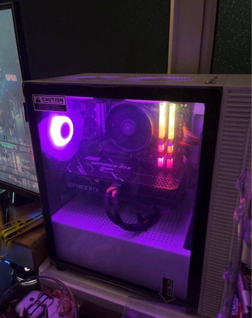 Pc custom built rtx 3060 ti, Computers & Tech, Desktops on Carousell