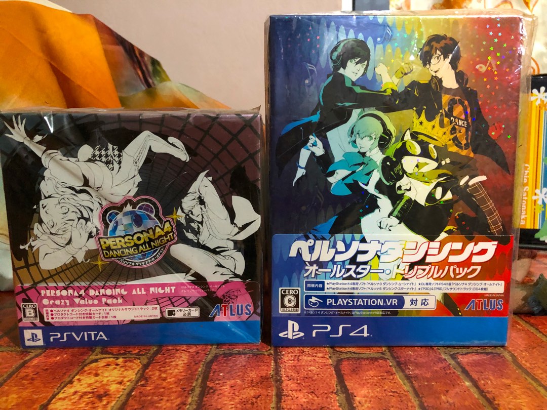 Persona 3,4 and 5 Dancing Games (PS4 and Vita) Urgent!!, Video Gaming ...