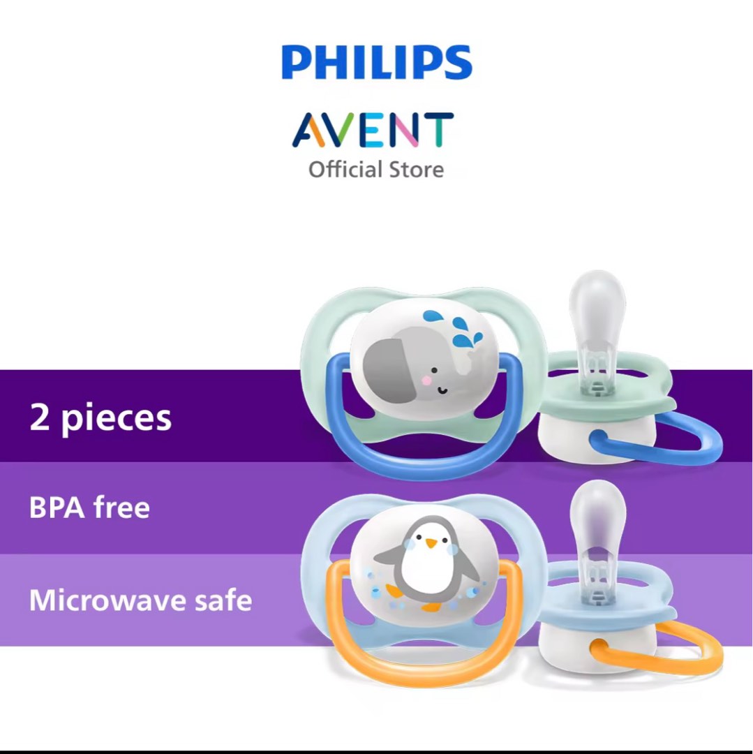 Philips Avent Ultra Air Pacifier Animals 0-6M, Babies & Kids, Nursing ...