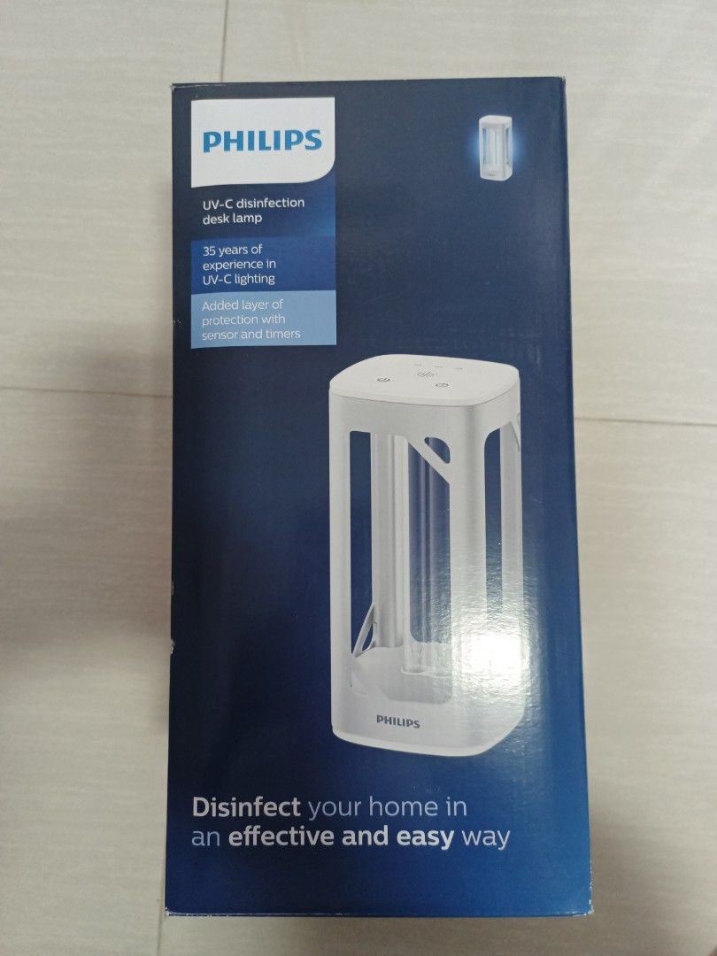 PHILIPS UV-C Disinfection Desk Lamp, Furniture & Home Living, Lighting & Fans, Lighting on Carousell