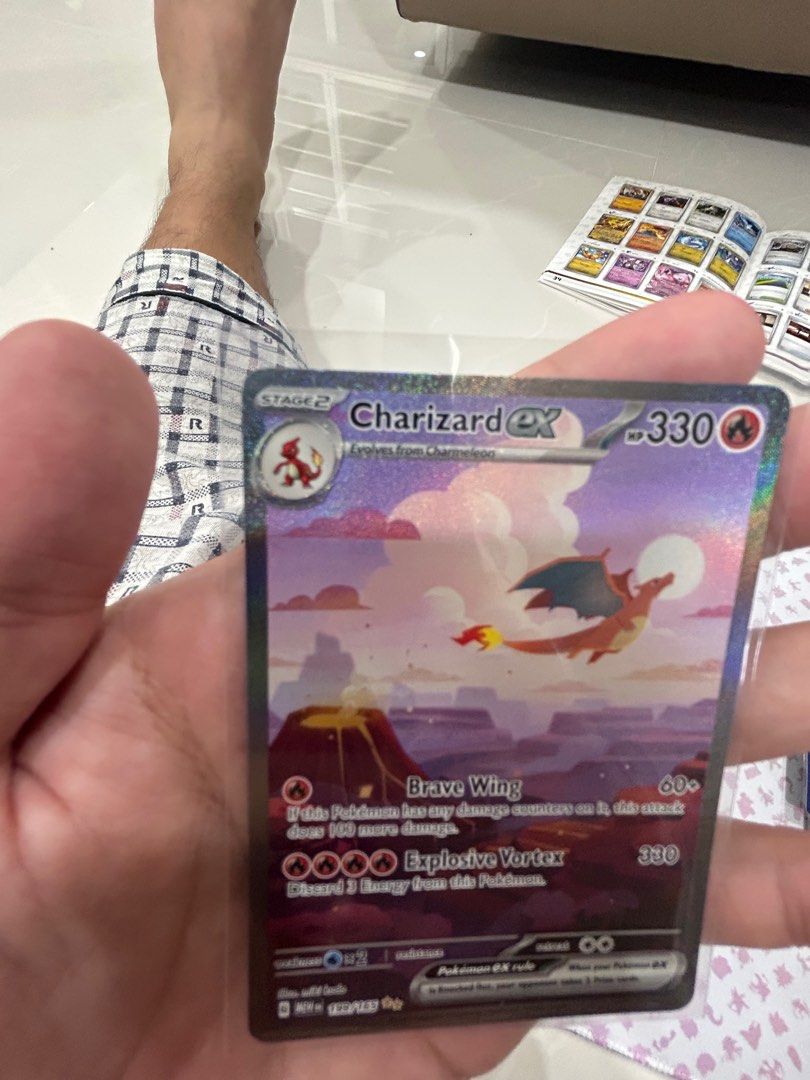 Pokemon 151 Charizard Ex SIR, Hobbies & Toys, Toys & Games on Carousell