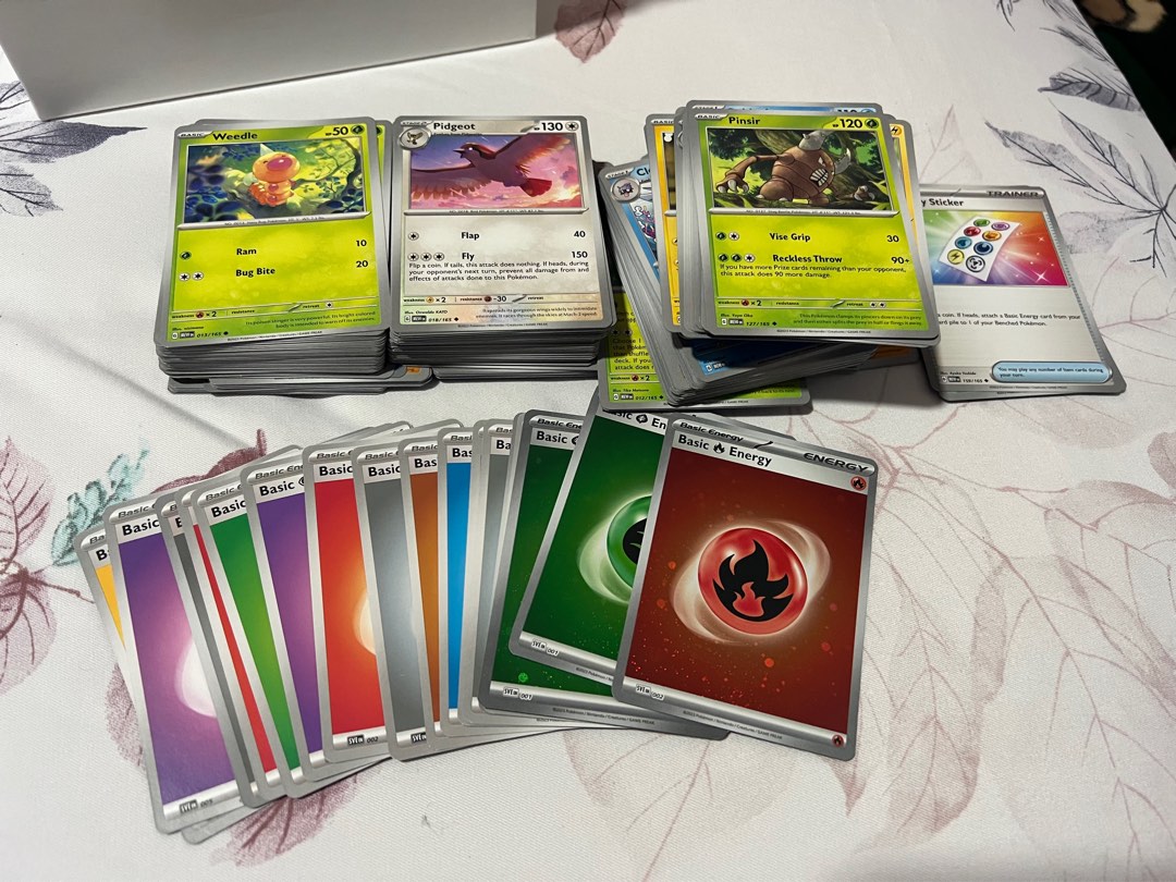 Pokemon Scarlet and Violet 151 Common Uncommon Trainer Energy Cards ...