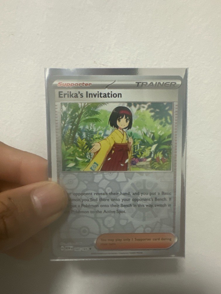 Pokémon Erica card, Video Gaming, Gaming Accessories, In-Game Products on Carousell