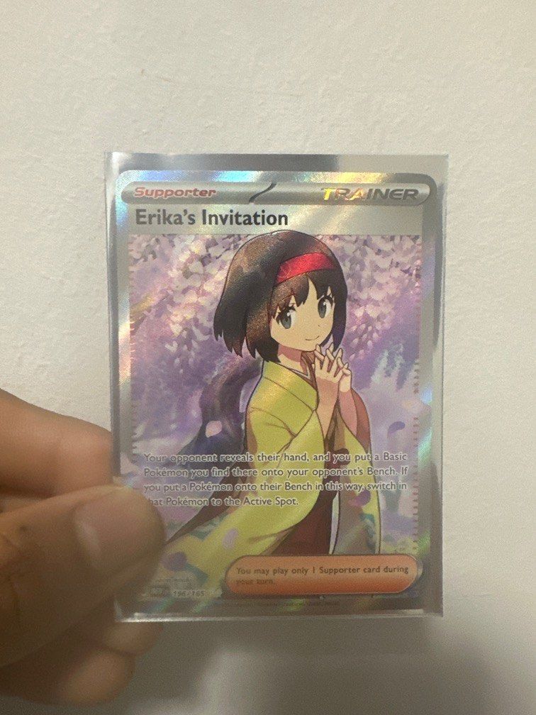 Pokémon Erica card, Video Gaming, Gaming Accessories, In-Game Products ...
