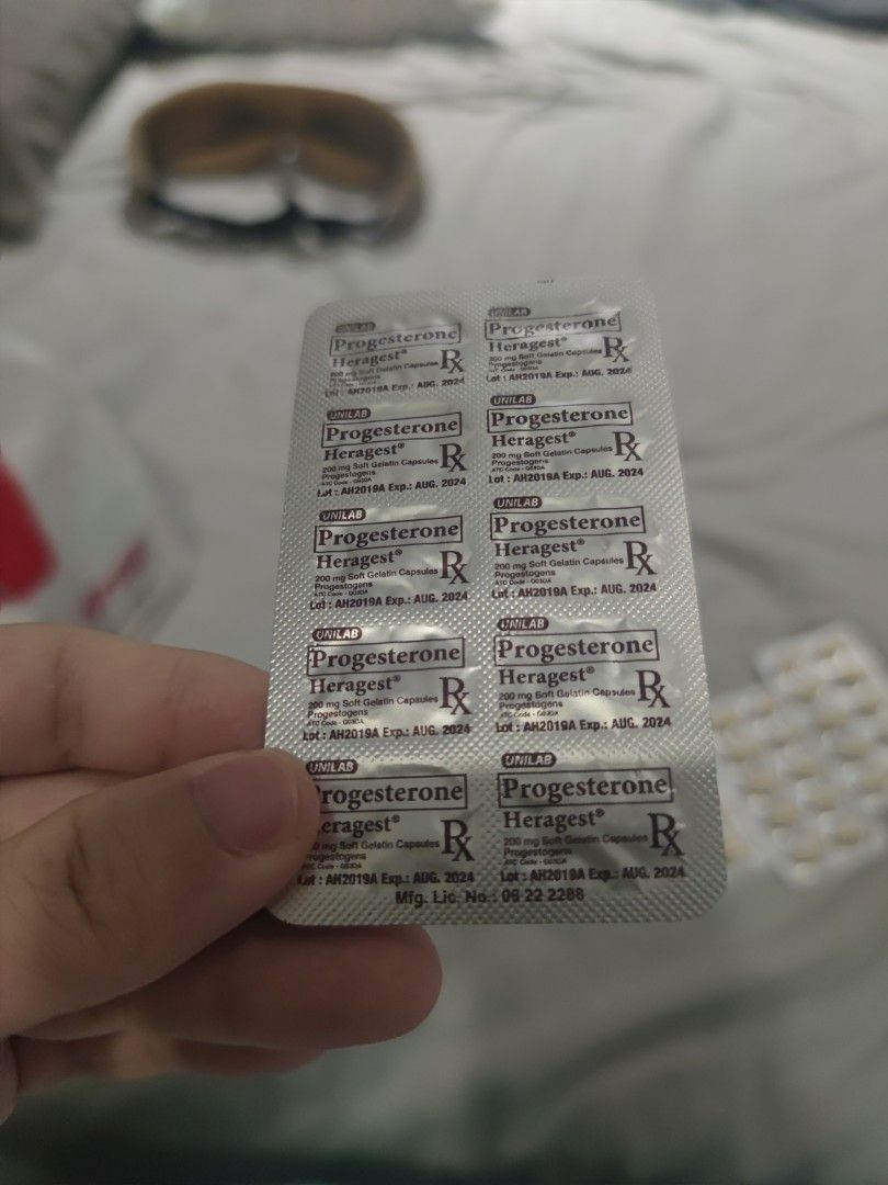 Prenatal Meds Heragest Progesterone, Health & Nutrition, Health ...