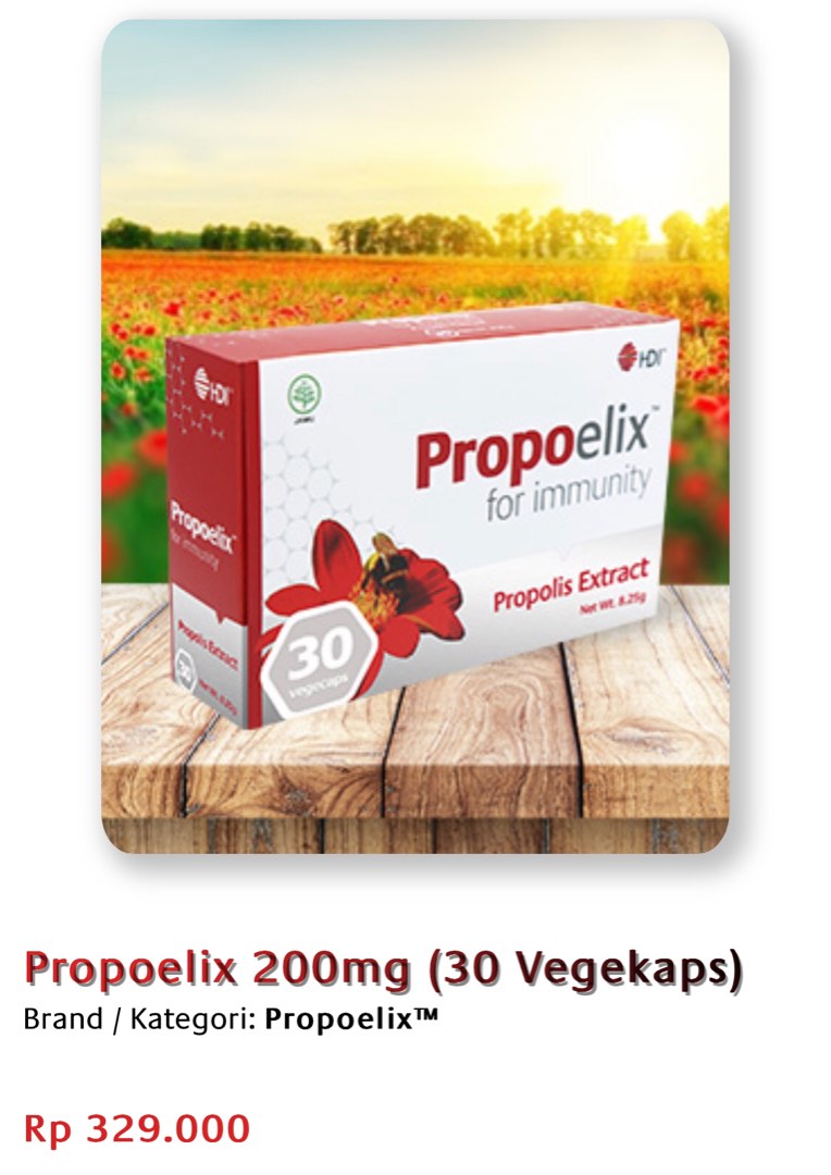 Propoelix HDI 30 kaps, Kesehatan & Kecantikan, Kulit, Sabun & Tubuh di ...