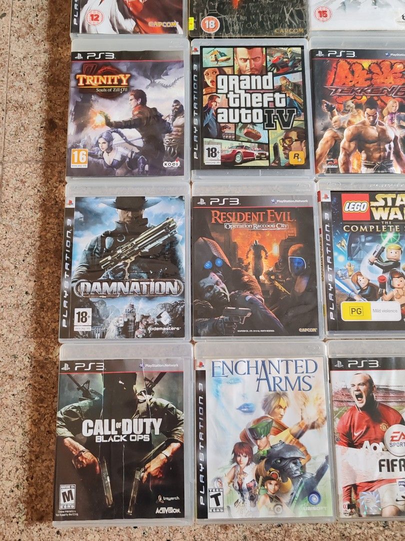 PS3 Games Resident Evil Damnation Star Wars Dynasty Warriors Super ...