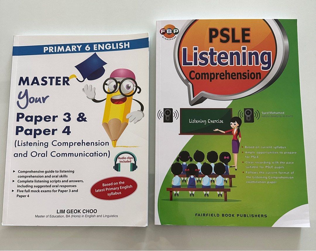 PSLE P6 English Oral/ Listening Compre, Hobbies & Toys, Books ...
