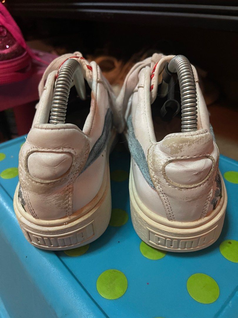 Puma Flower Embroidery, Women's Fashion, Footwear, Sneakers on Carousell