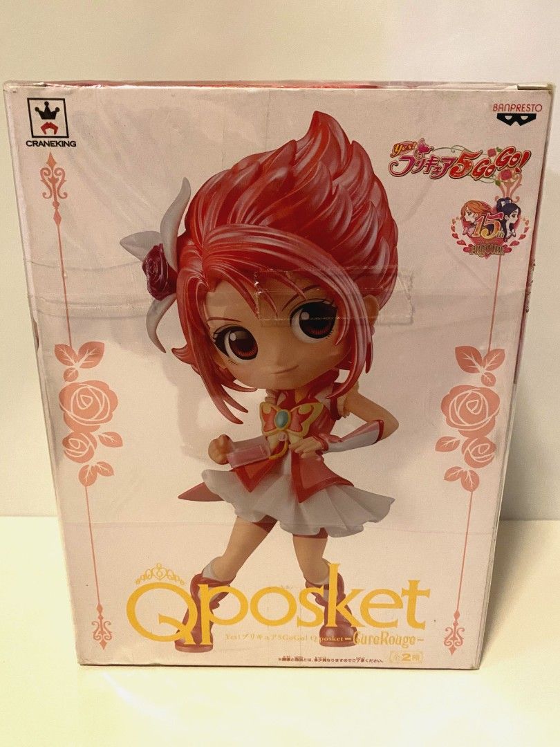 【光之美少女】Qposket qp 夏木玲 cure rouge 日版figure 長闊盒 日本模型景品手辦, 興趣及遊戲, 玩具 & 遊戲類 - Carousell