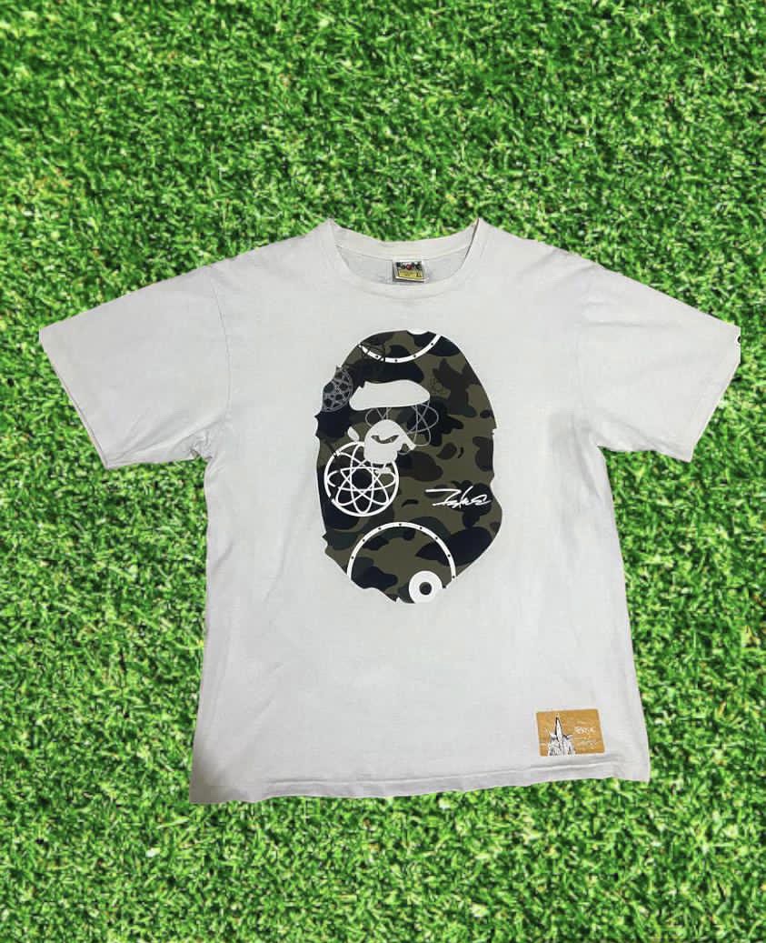 RARE BAPE X FUTURA BIG HEAD CAMO, Men's Fashion, Tops & Sets, Tshirts ...
