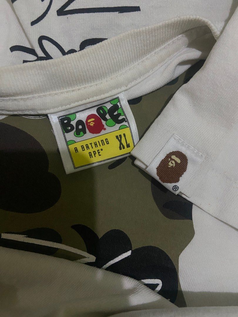 RARE BAPE X FUTURA BIG HEAD CAMO, Men's Fashion, Tops & Sets, Tshirts ...