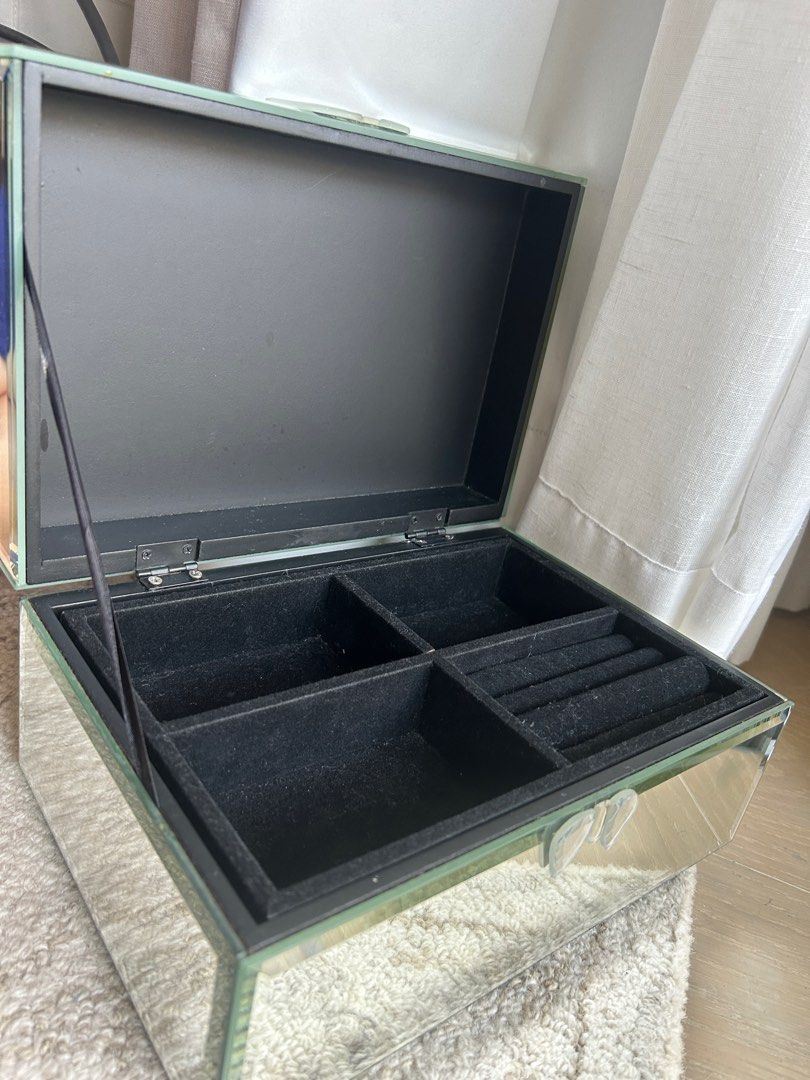 *Rare find* Mirrored Jewelry Box, Furniture & Home Living, Home Decor ...