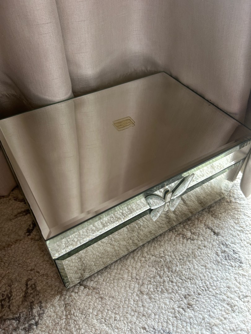 *Rare find* Mirrored Jewelry Box, Furniture & Home Living, Home Decor ...