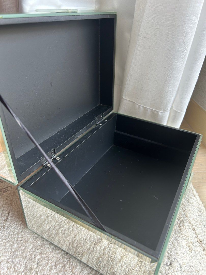 *Rare find* Mirrored Jewelry Box, Furniture & Home Living, Home Decor ...