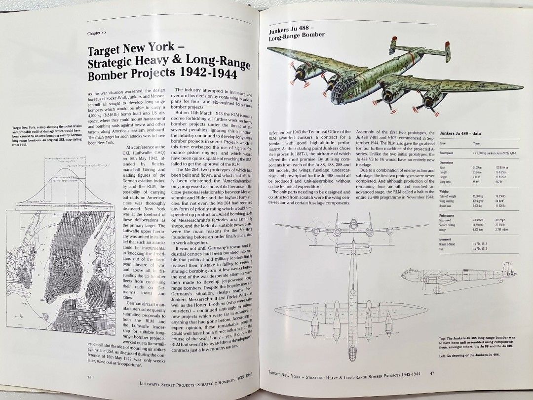*Rare Gem* Luftwaffe Secret Projects : Strategic Bombers 1935-1945 by ...