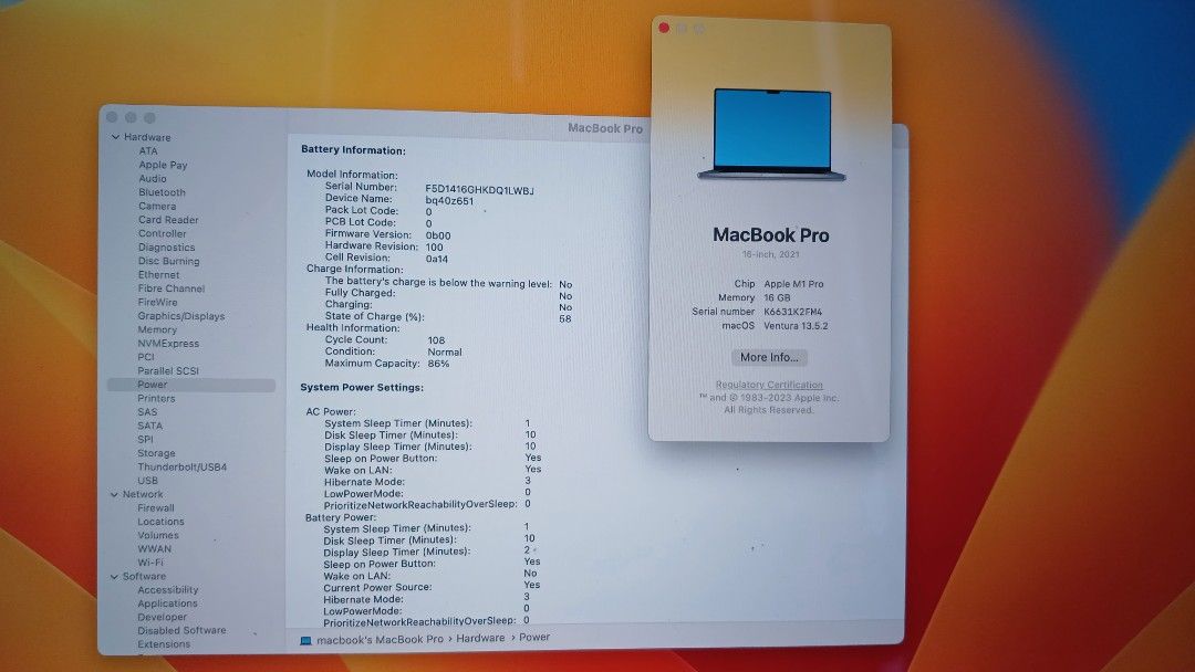 Ready! MacBook M1 Pro 16 Inch Tahun 2021, Elektronik, Komputer, Laptop ...