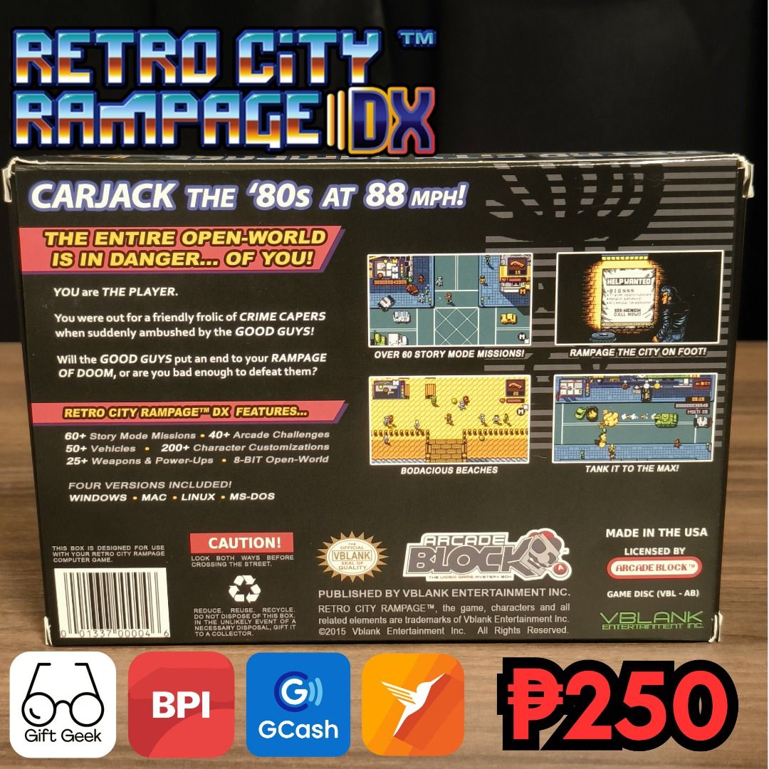 Retro City Rampage DX Retro Collection Exclusive Physical Edition ...