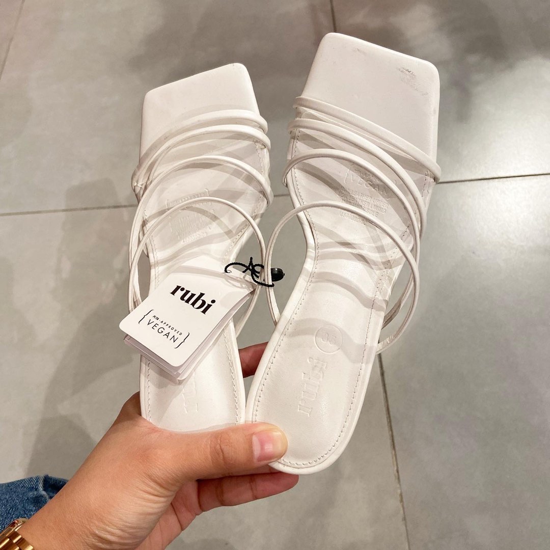 Rubi Vegan Leather Heels, Women's Fashion, Footwear, Heels on Carousell