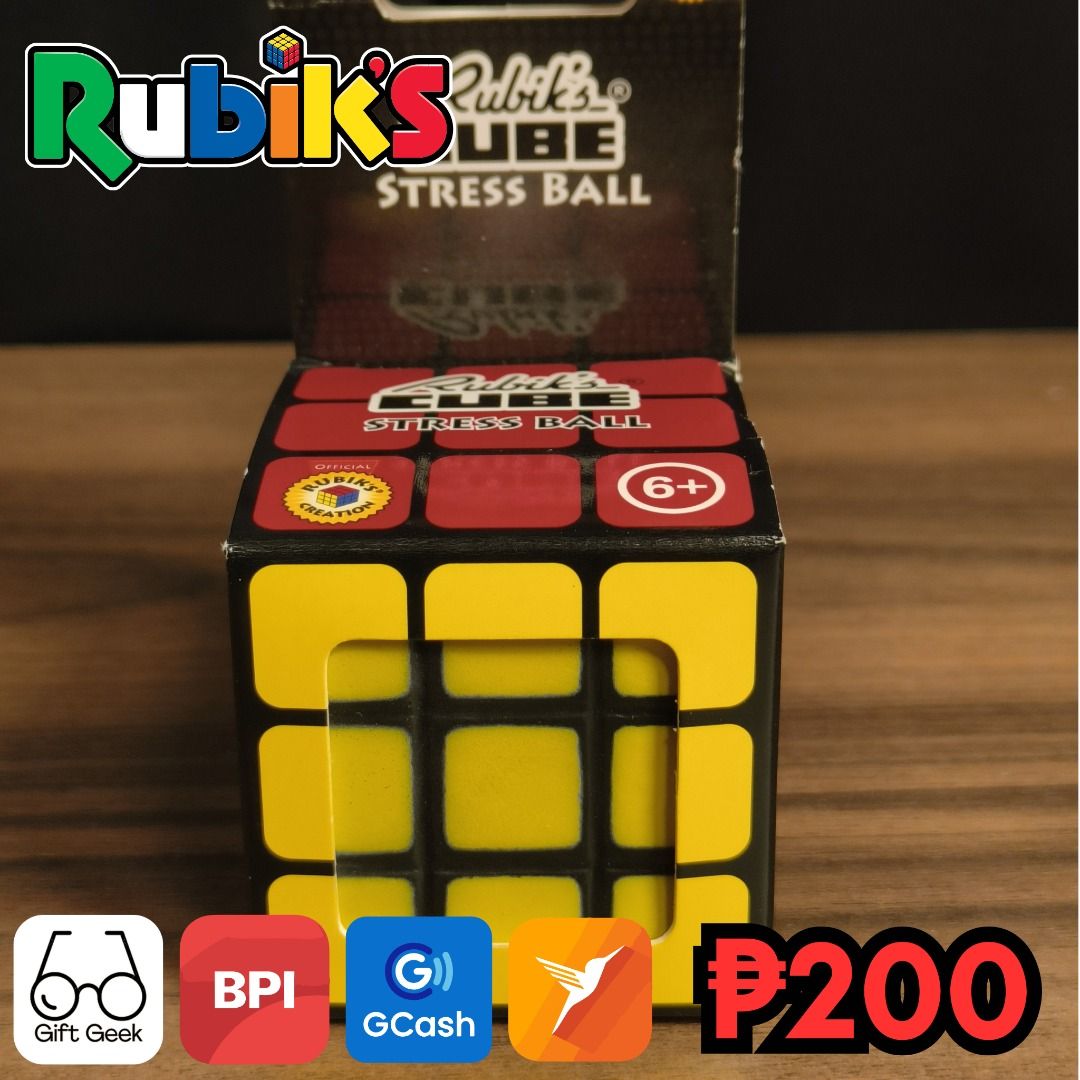 Rubiks Cube Stress Ball Paladone, Hobbies & Toys, Toys & Games on Carousell