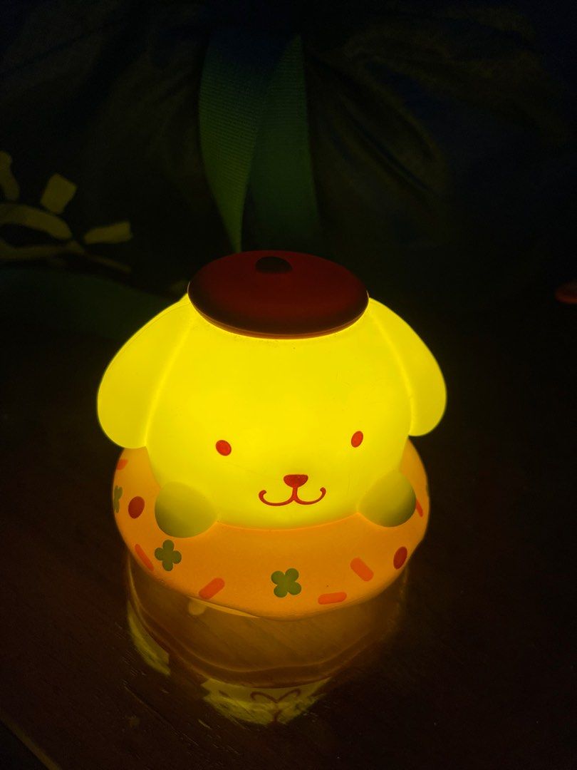 Sanrio Pompompurin night lamp, Furniture & Home Living, Lighting & Fans ...