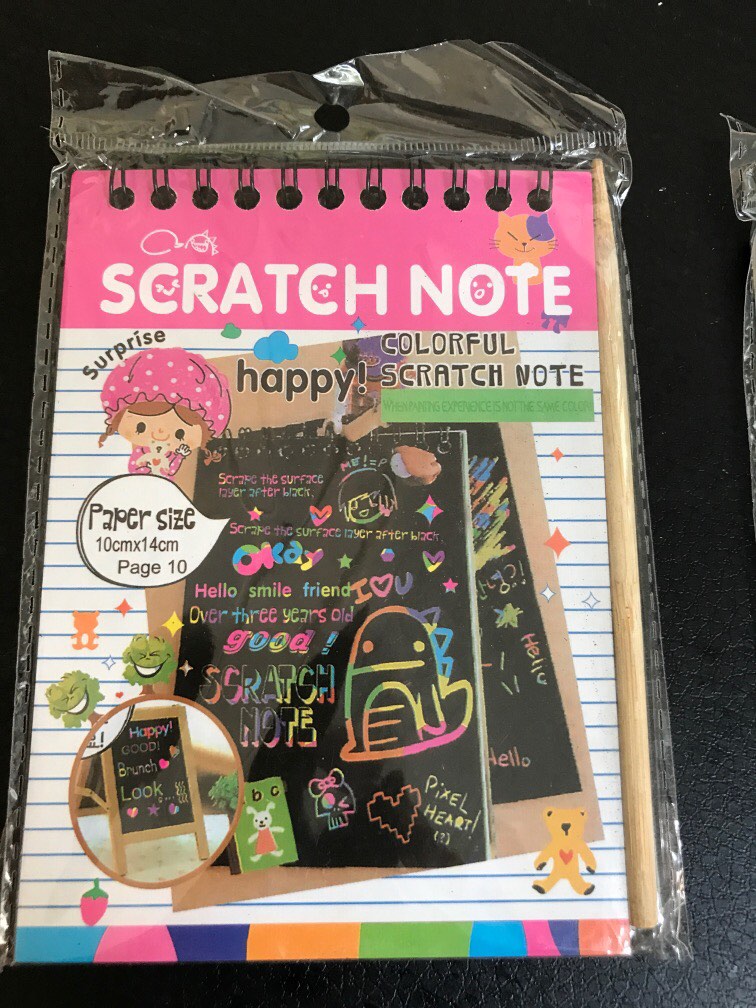 Scratch note, Hobbies & Toys, Stationery & Craft, Other Stationery ...