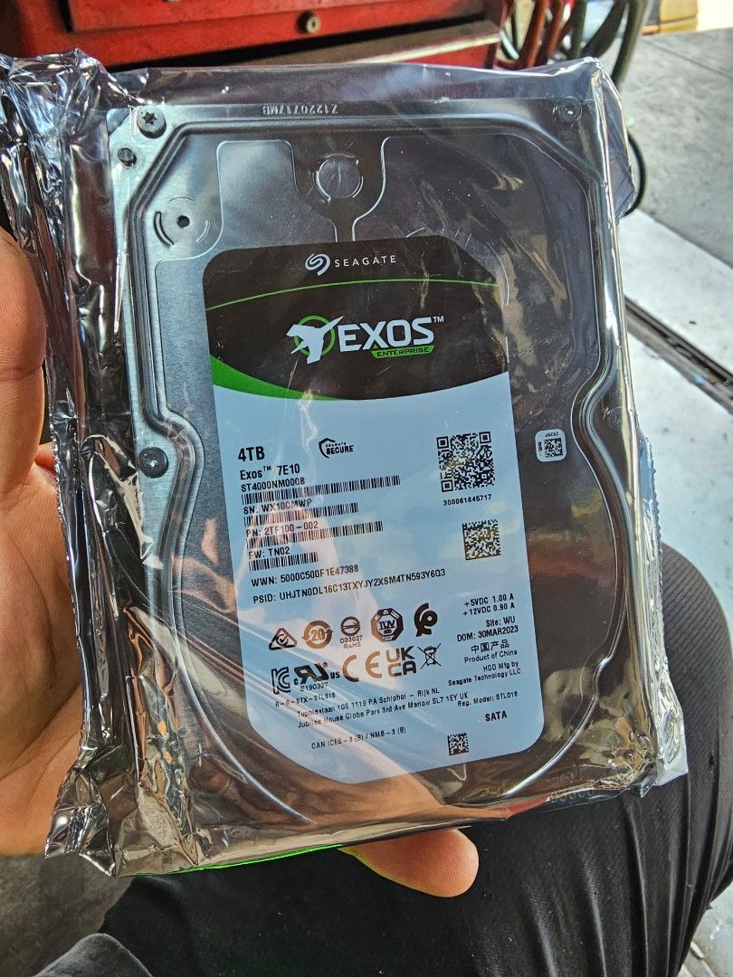 Seagate EXOS 7E10 4TB HDD, Computers & Tech, Parts & Accessories, Hard Disks & Thumbdrives on ...
