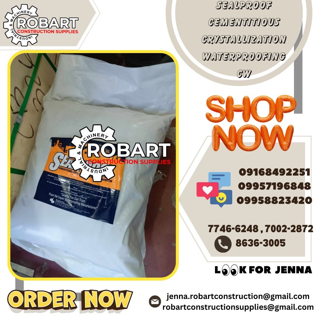 Sealproof Cementitious Crystallization Waterproofing CW, Commercial ...