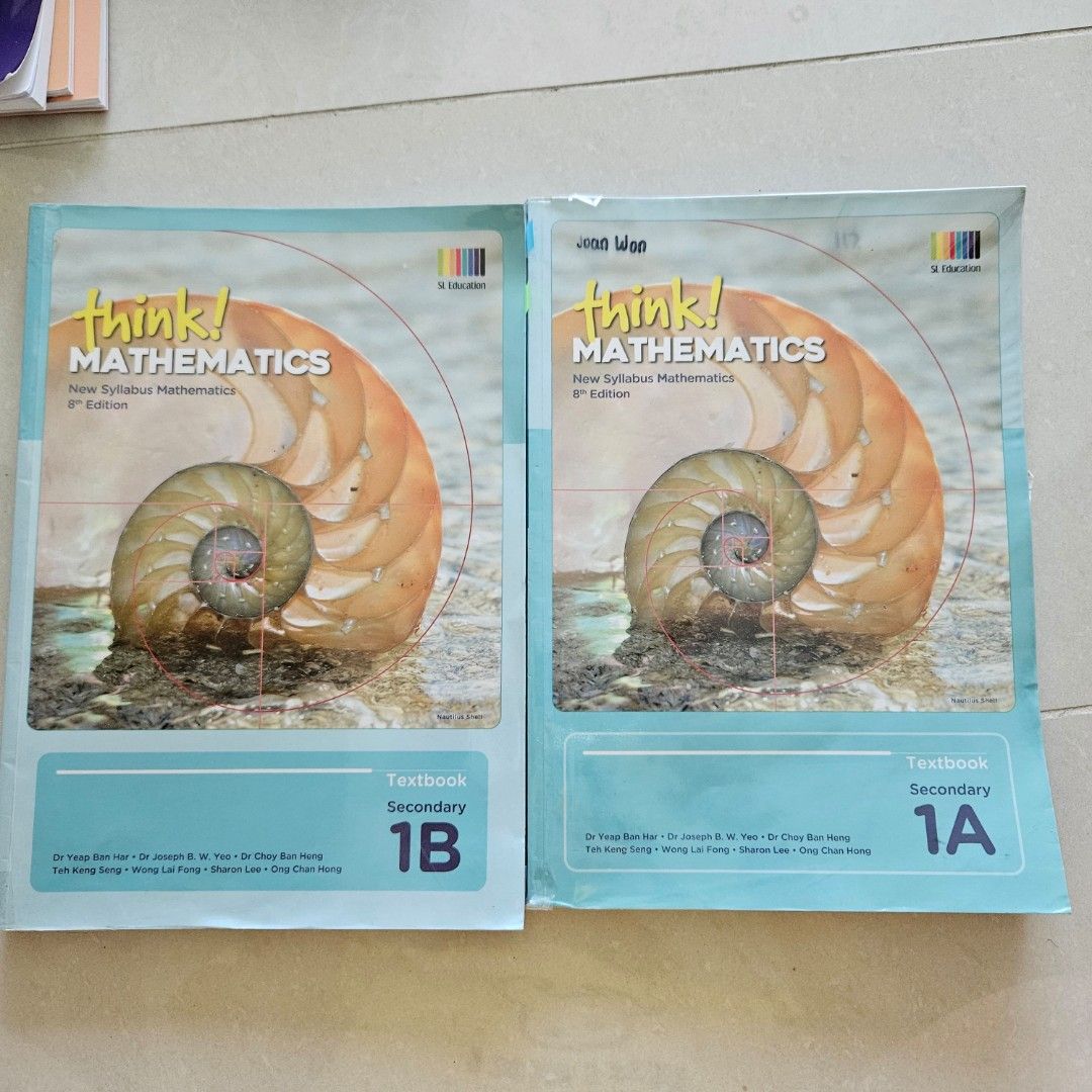 Secondary 1 Mathematics textbooks, Hobbies & Toys, Books & Magazines ...