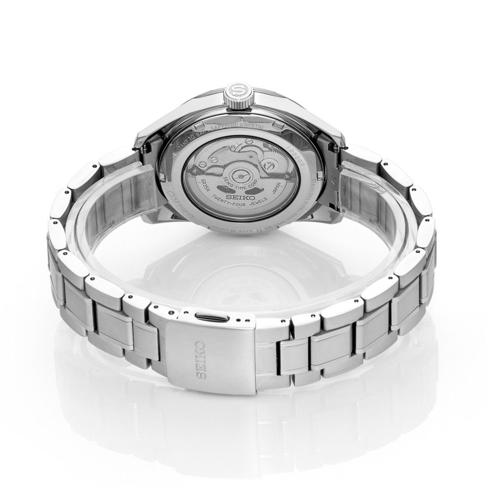 Seiko Presage SPB165 SPB165J1 White Sharp Edge Automatic Watch, Luxury ...