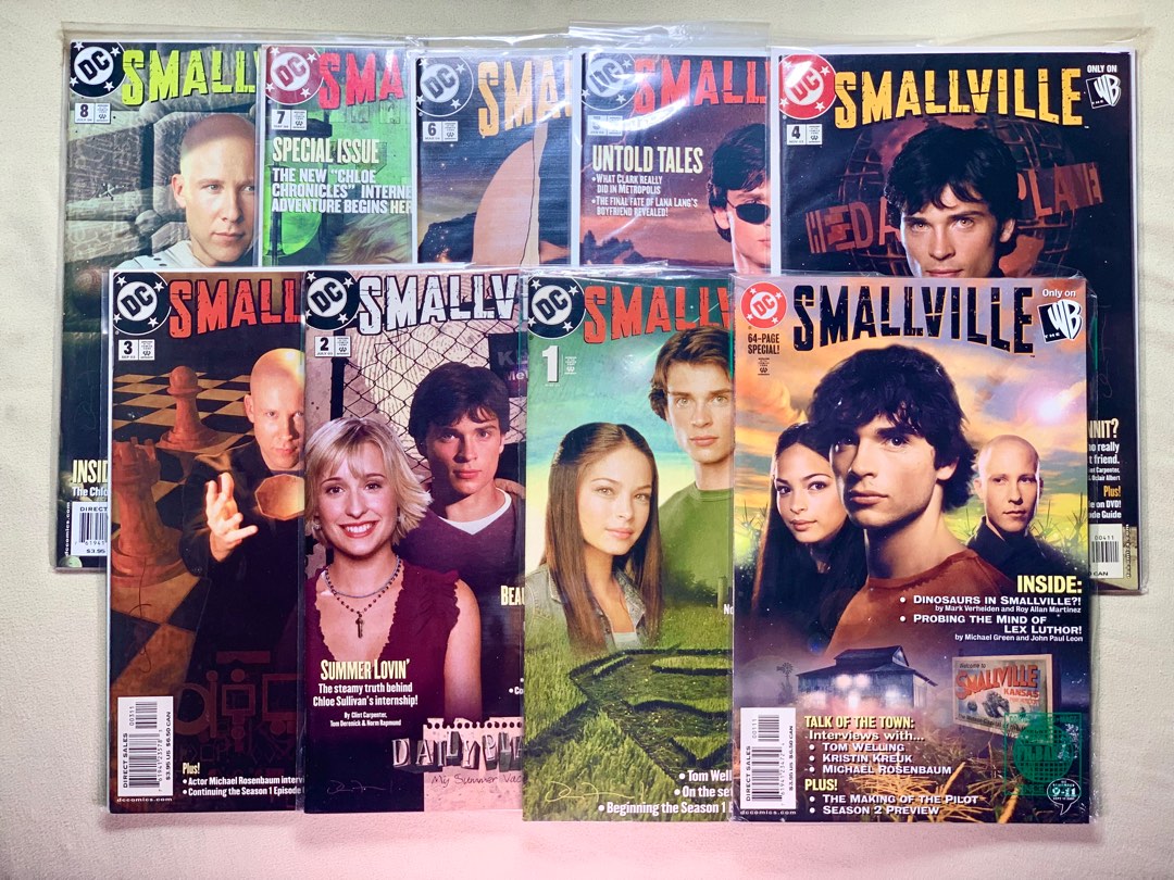 SET - Smallville : The Comic 64 page Special and vol 1 issues 1-8 WB DC ...