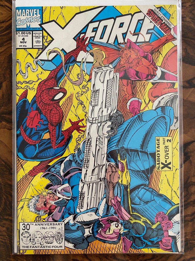 SET: Spider-Man #16 Sabotage X-OVER Part 1; X-Force #4 Sabotage X-OVER ...