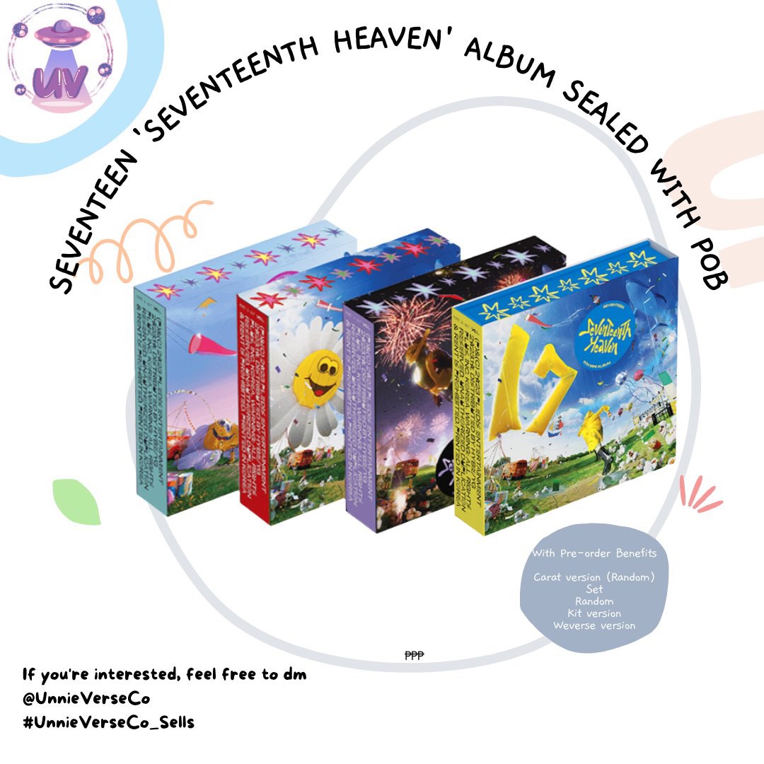 Seventeen SEVENTEENTH HEAVEN album with Weverse POB, Hobbies & Toys ...