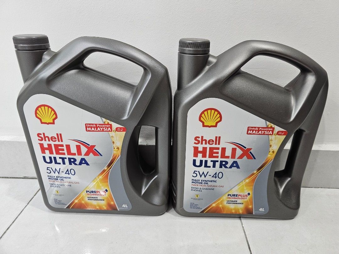 Shell Helix Ultra 5W-40 - 100% Original, Auto Accessories on Carousell