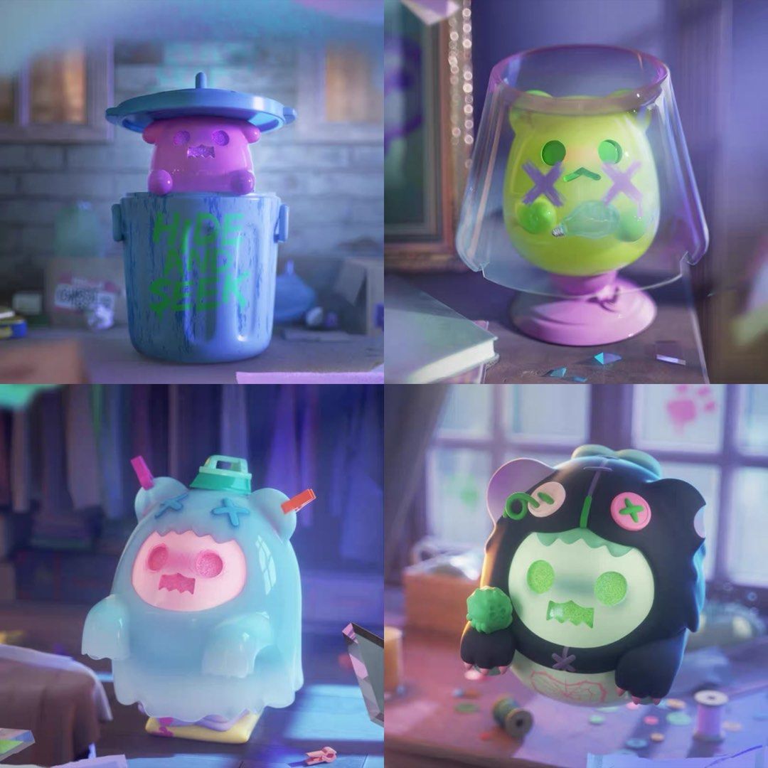 SHIN WOO GHOSTBEAR HOUSE / FULL HOUSE / SINGLE BLIND BOX / ABLE TO ...