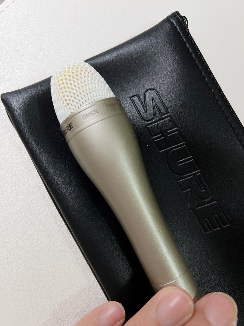 Shure SM63L XLR handheld interview microphone, Audio, Microphones on ...