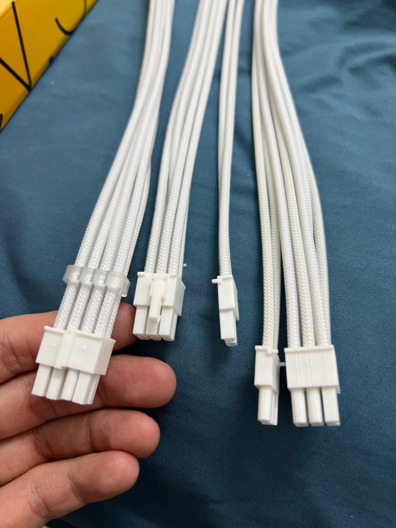 Slev .30 white braided cables premium (please read), Computers & Tech ...