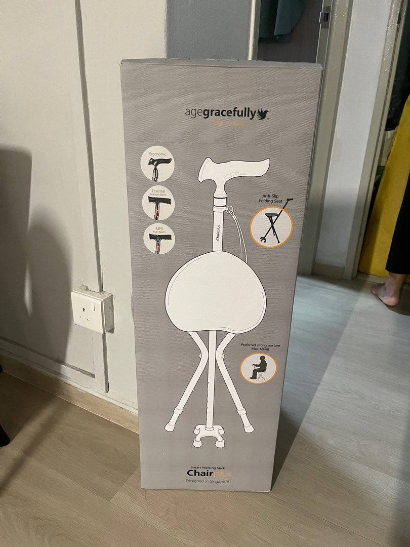 Smart Walking Stick + Chair, Everything Else on Carousell