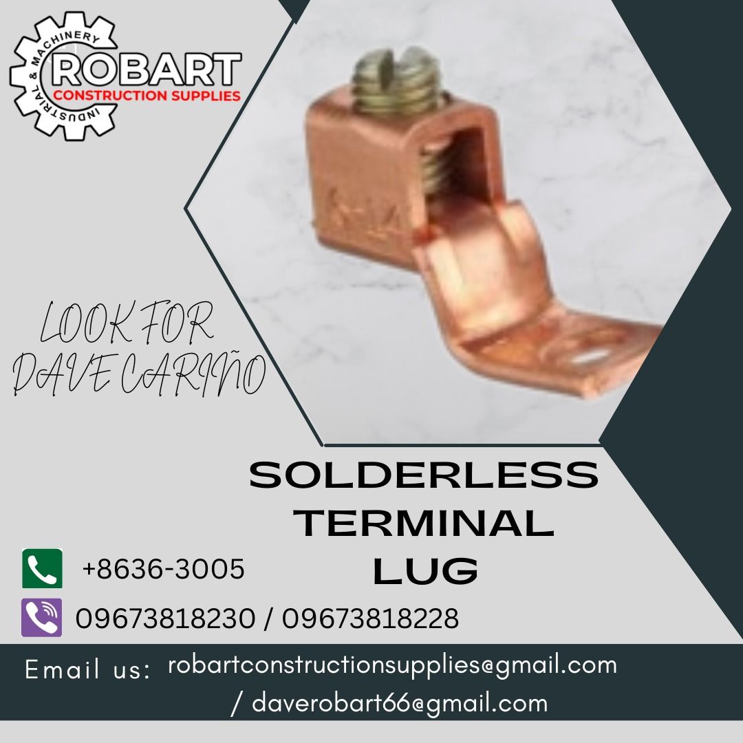 SOLDERLESS TERMINAL LUG, Commercial & Industrial, Construction Tools ...