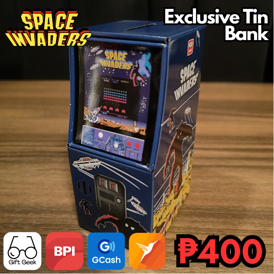 Space Invaders Exclusive Tin Bank, Hobbies & Toys, Toys & Games on ...