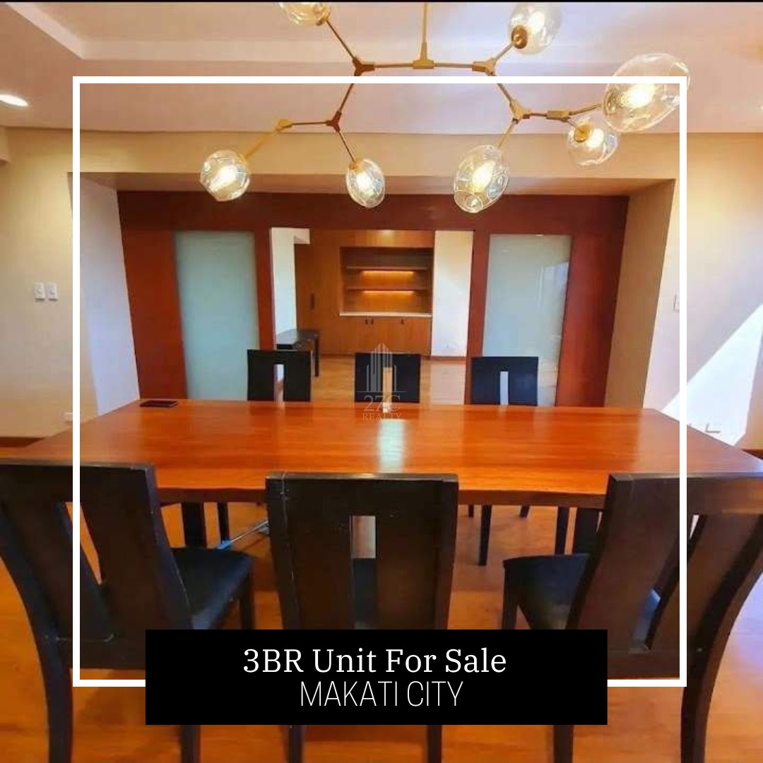 Spacious 3BR Unit For Sale At Pacific Plaza Makati, Property, For Sale ...