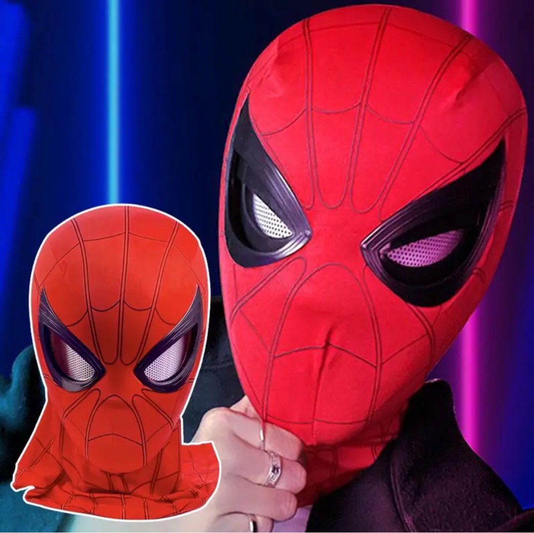 Spiderman Eye Blinking Mask, Hobbies & Toys, Toys & Games on Carousell