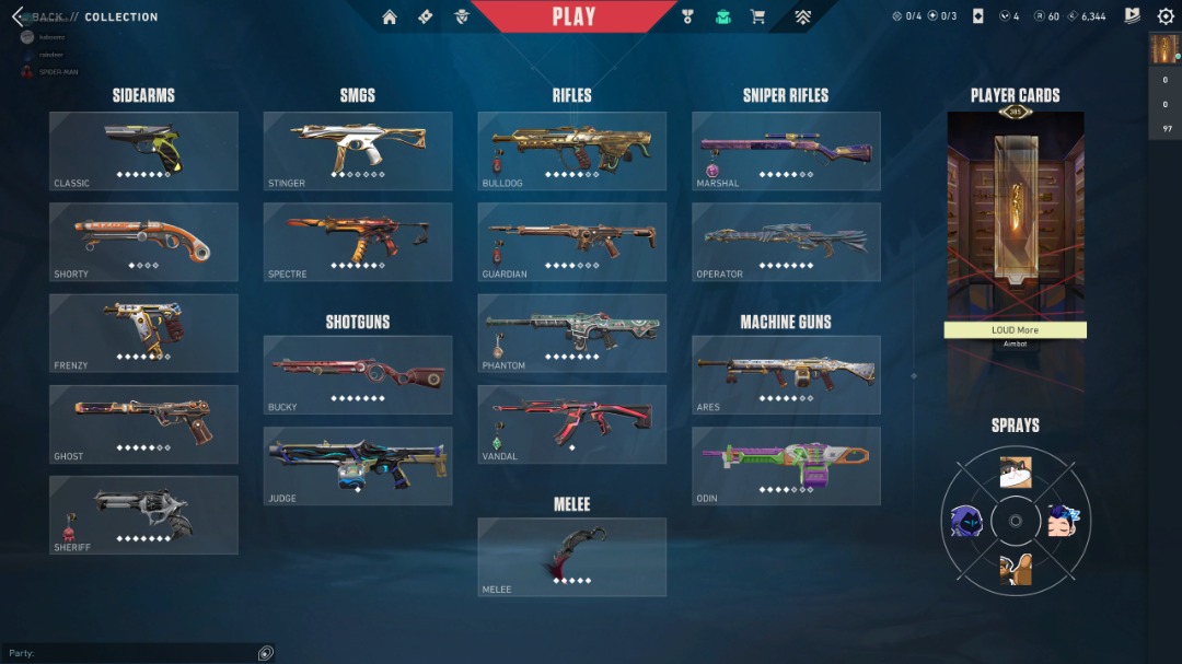 Stacked Val Account (Skins in Desc) negotiable, Video Gaming, Gaming ...