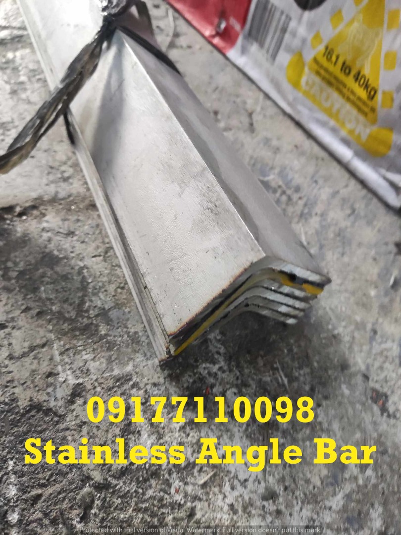 Stainless Angle Bar, Commercial & Industrial, Construction Tools ...