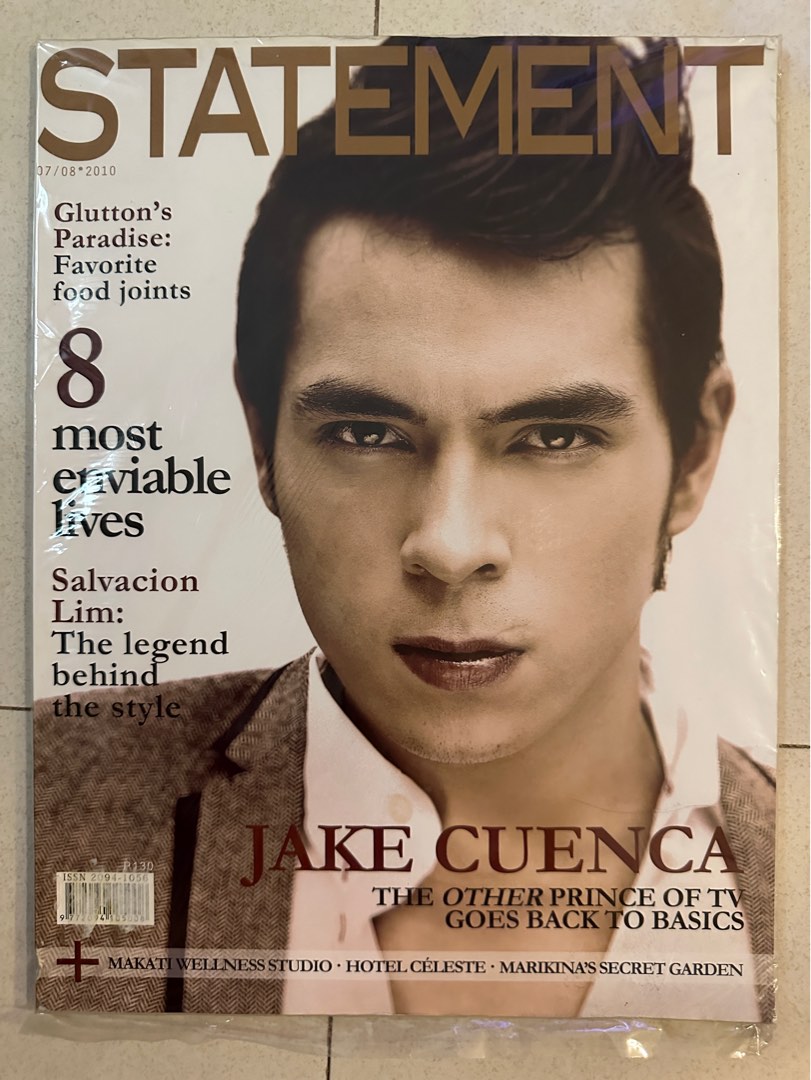 Statement Magazine Jake Cuenca, Hobbies & Toys, Books & Magazines ...