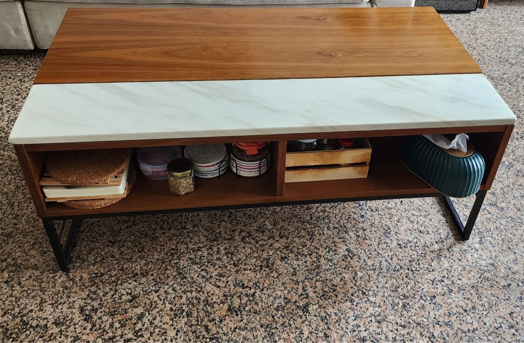 Strong Marble top coffee table, Furniture & Home Living, Furniture ...