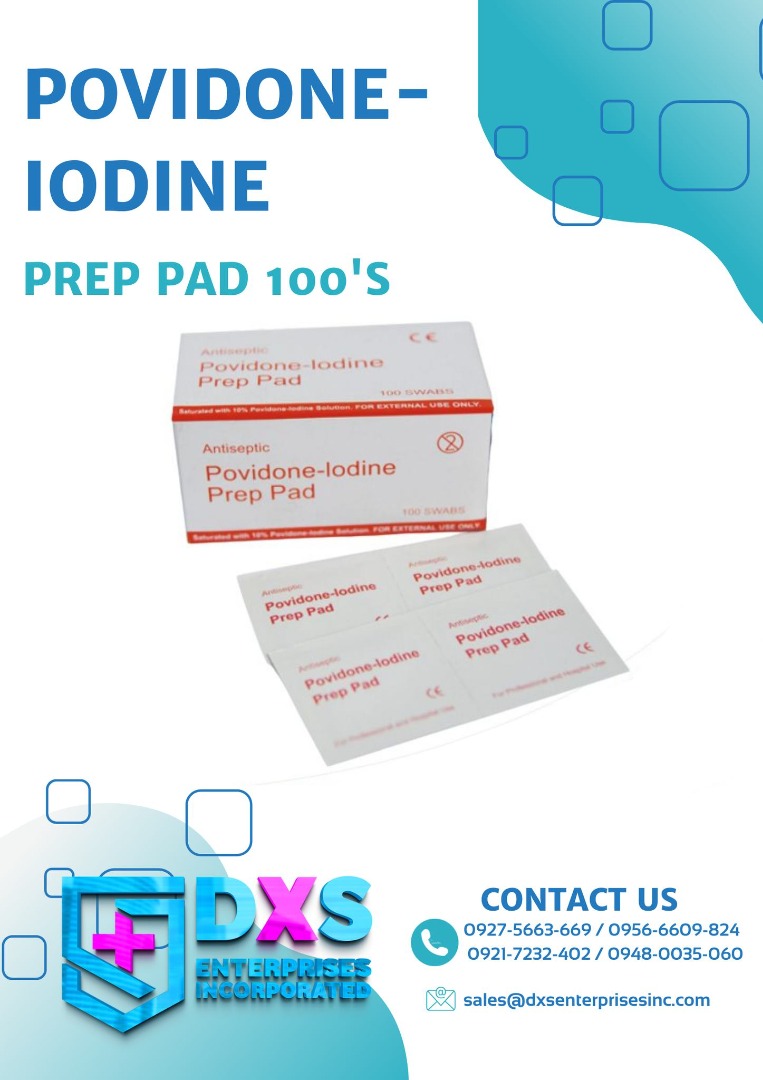 SURFGITECH POVIDONE IODINE PAD, Health & Nutrition, Medical Supplies ...