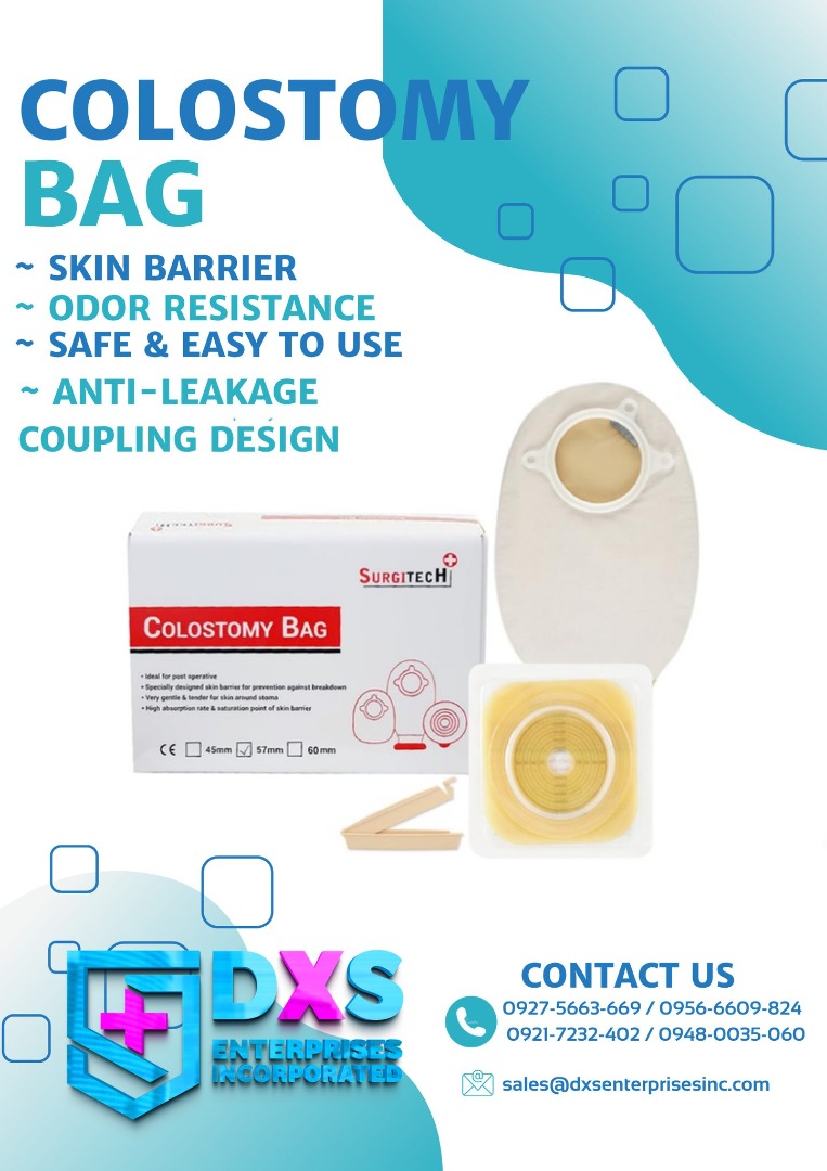 SURGITECH COLOSTOMY BAG MES, Health & Nutrition, Medical Supplies ...