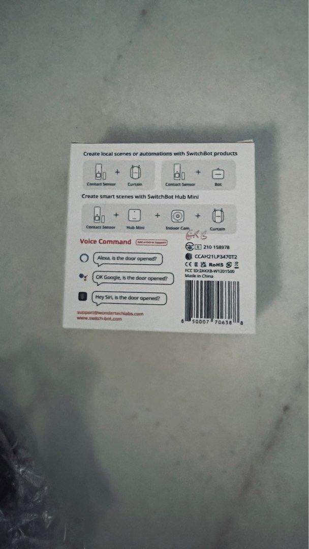 SwitchBot contact sensor, Furniture & Home Living, Home Improvement & Organisation, Home ...